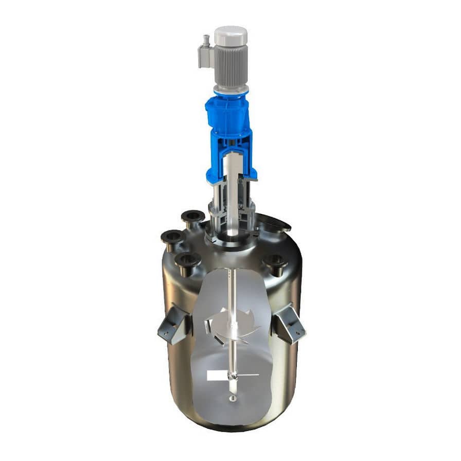 Turbine agitator - MAVAG AG - batch / gas/liquid / vertical