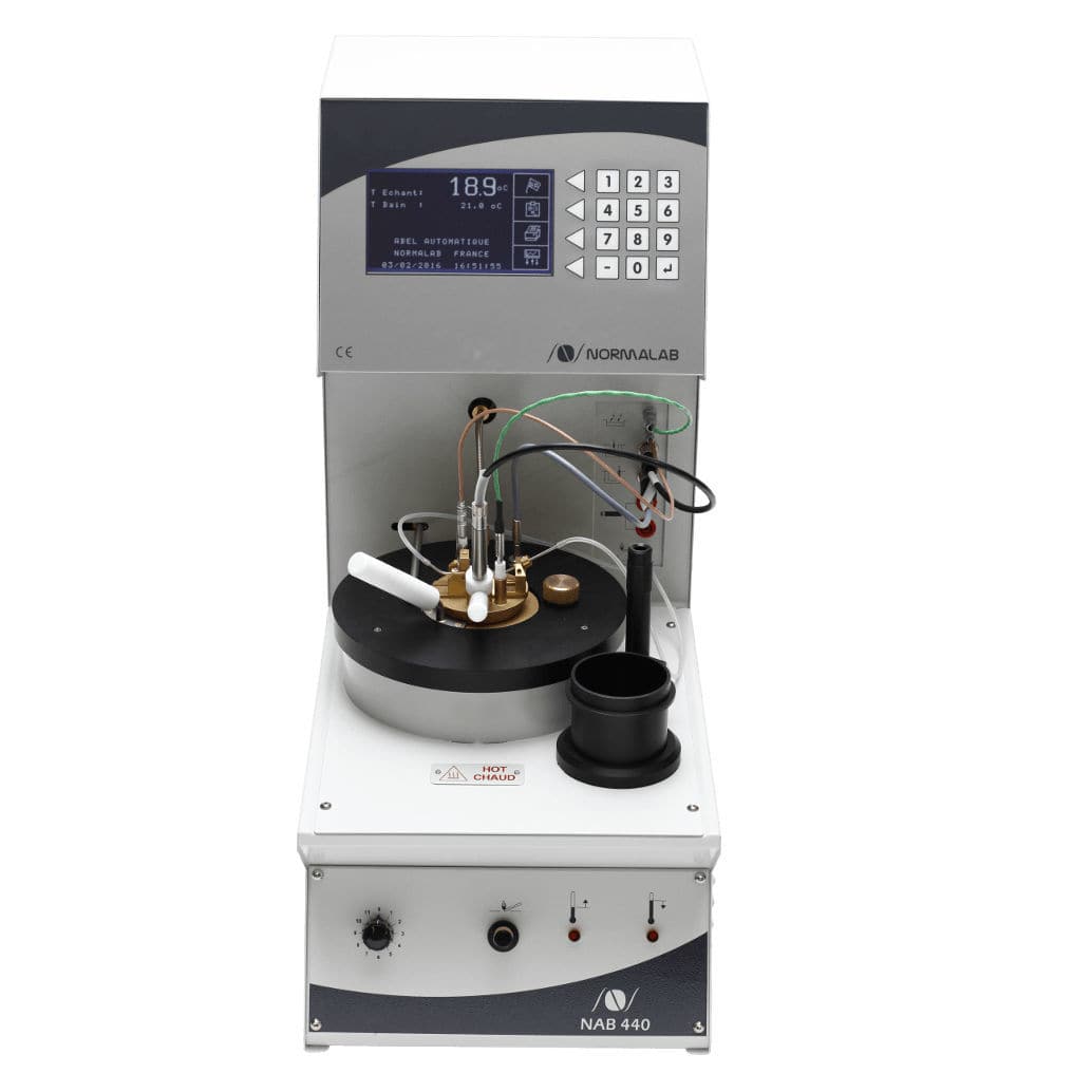 Flash point tester - NAB 440 - NORMALAB S.A. - for petroleum products ...
