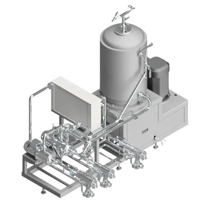 Disc filtration system - NDCF 5 - Novoflow GmbH - for liquids / cross flow