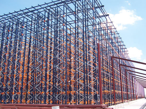 Self-supporting shelving - KIMER - storage warehouse / for heavy loads ...