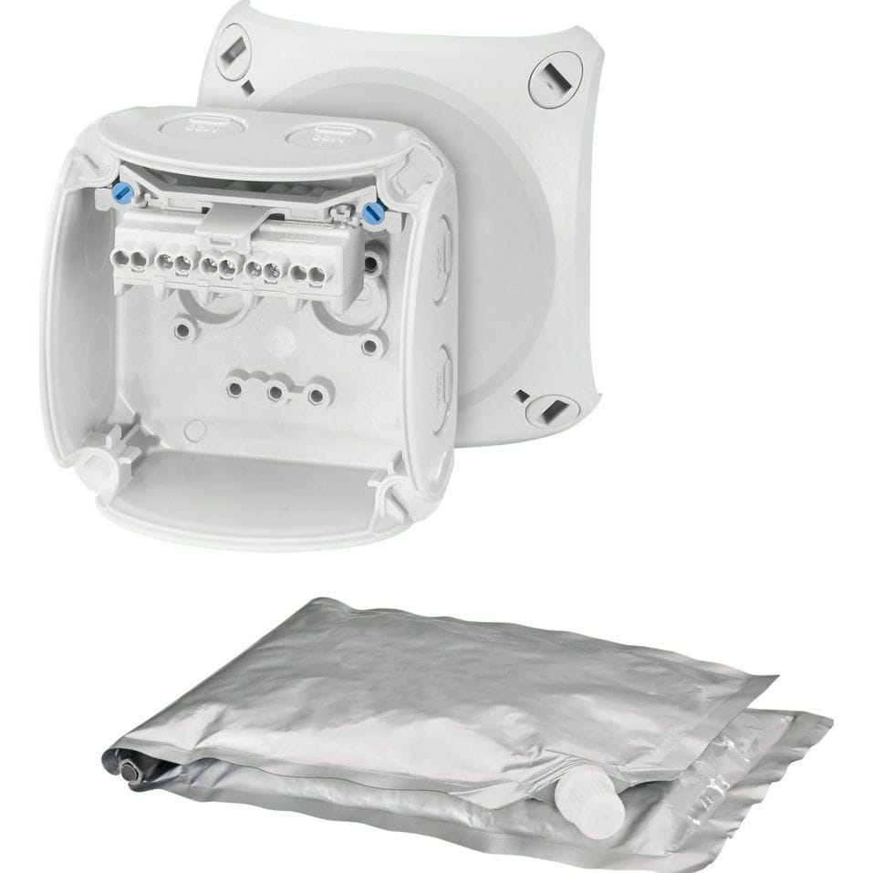 Wall-mounted junction box - WP 0202 G - Hensel - UL / halogen-free ...