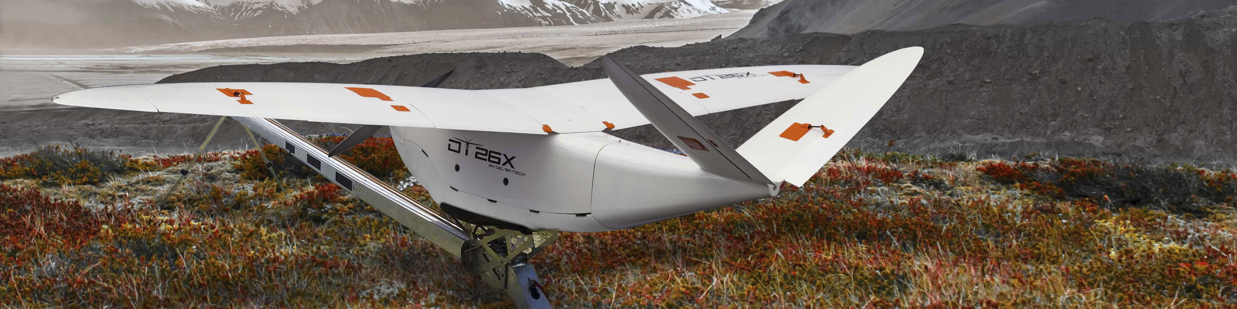 Fixed-wing UAV - DT26X LIDAR - Delair - inspection / for industrial ...