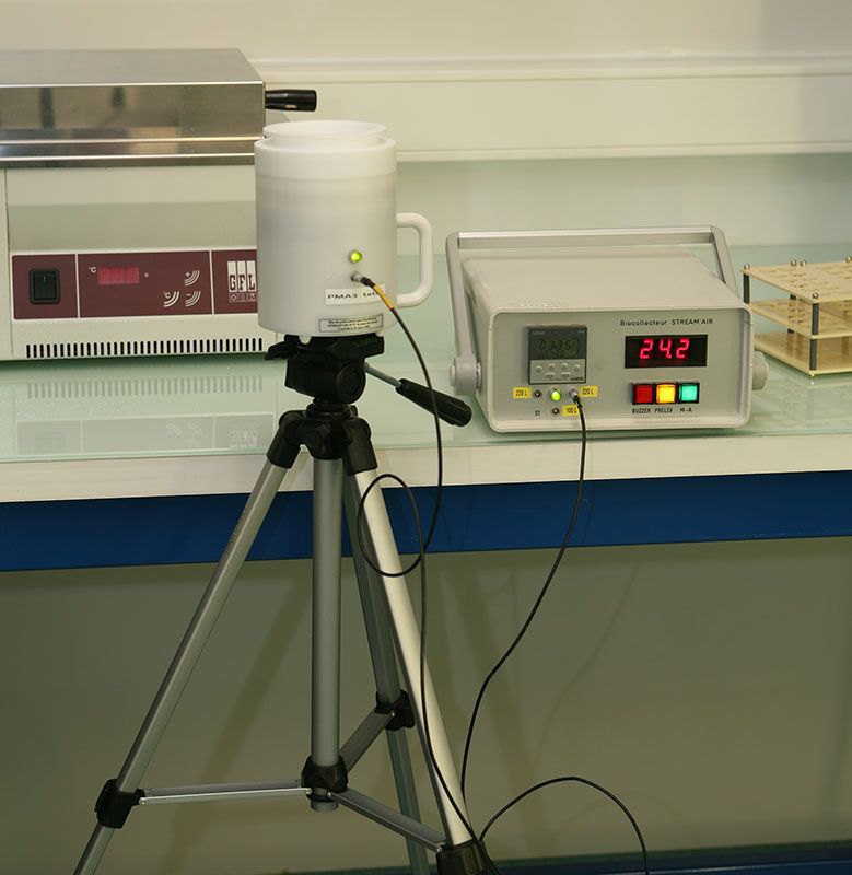 Microbiological monitoring air sampler - STREAM AIR - AC SPERHI