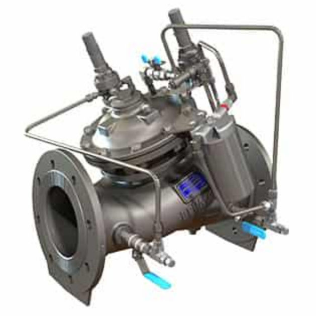 Globe valve - MN-723 - BERMAD CS Ltd - hydraulically-operated / for ...