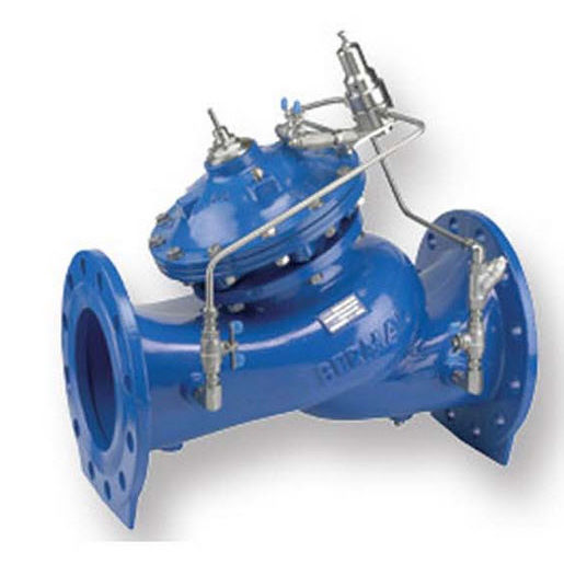Pressure-reducing valve - WW-720 - BERMAD CS Ltd - plug / hydraulically ...