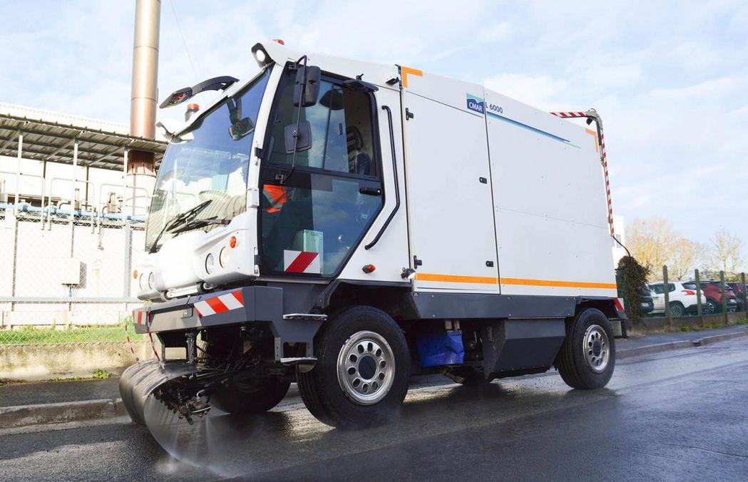 High-pressure street washing machine - L 6000 G - CMAR - water / gas engine