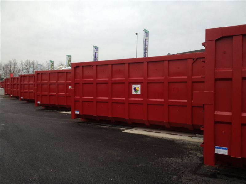 Metal skip container - 6 series - GILLARD SAS