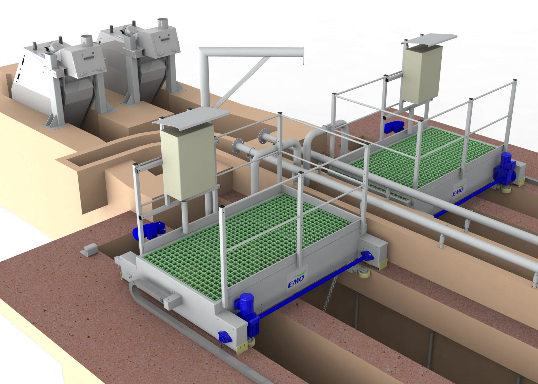 Wastewater treatment degreasing unit - GGRB - EMO SAS