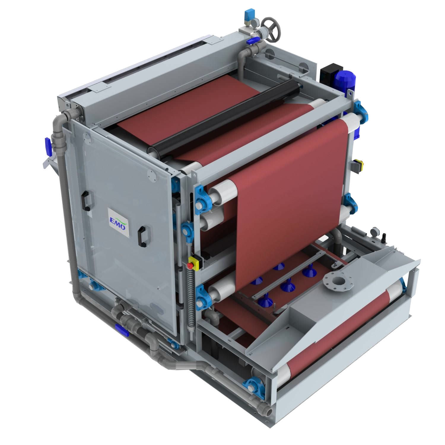 Belt filter press - max. 12 m³/h | OMEGA 100000 - EMO SAS - automatic ...