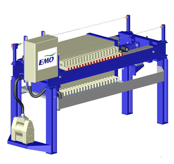 Platform filter press - 35 - 1 300 L | FPM - EMO SAS - manual / for ...