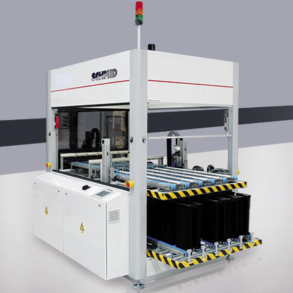 Unloader loading and unloading system - SCHMID - wafer
