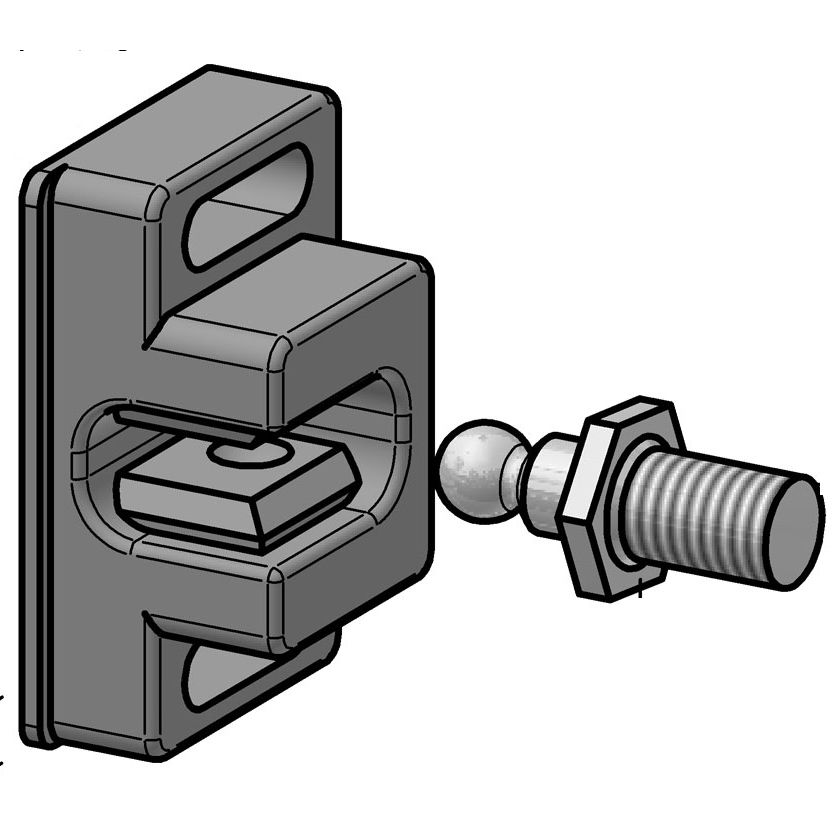 Ball bearing latch - KUGPA - Alváris Profile Systems GmbH