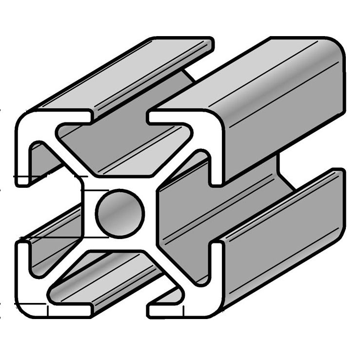 Aluminum profile - PRO8.3030 - Alváris Profile Systems GmbH - grooved ...