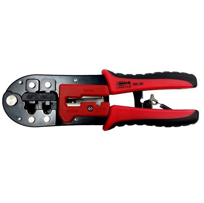 Hand crimping tool - MK-86 - Lobtex Co., Ltd. - for RJ45 plugs / for wires
