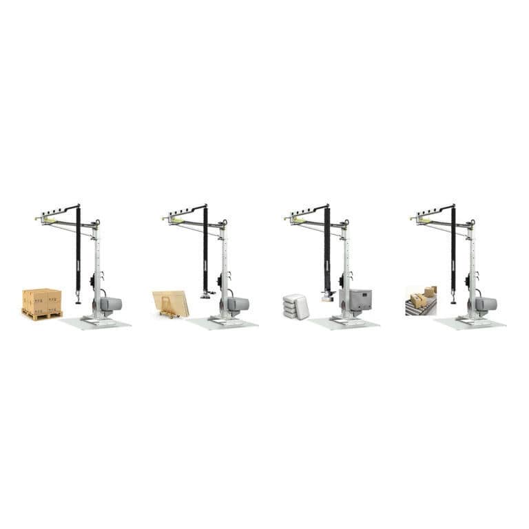 Pillar jib crane - Easycrane™ - Pronomic AB - with vacuum gripper ...