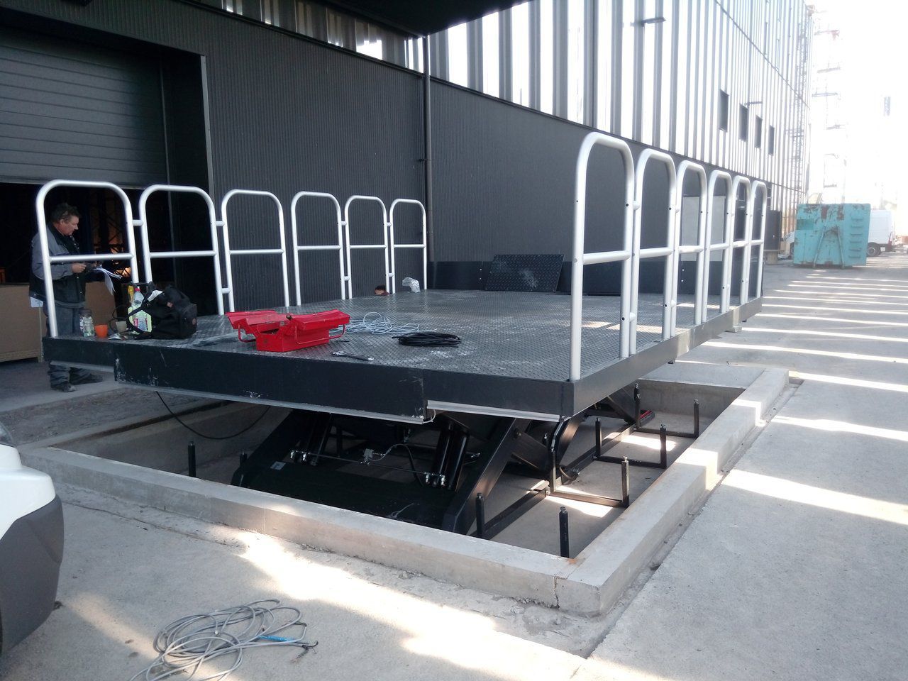 Scissor lift table - Pronomic AB - electric / stationary / for heavy loads