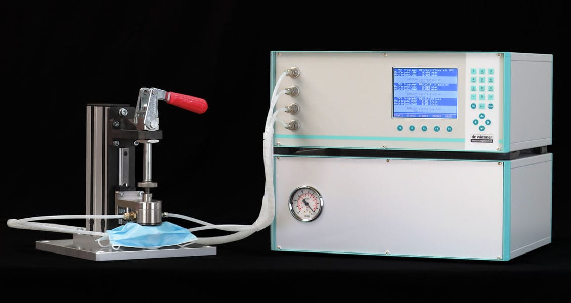 Pressure test equipment - Dr. Wiesner - semi-automatic / for masks ...