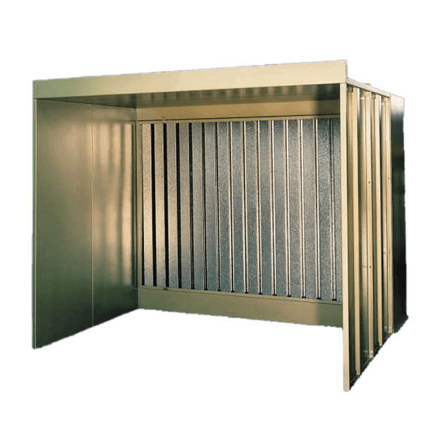 Open spray booth - 742 - Krautzberger - for vehicles / filter