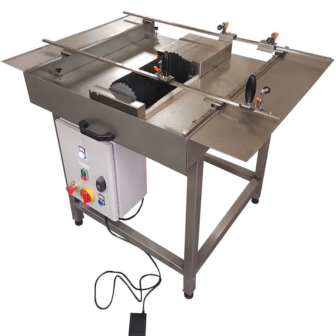 Roller brushing machine - VAGUES SERVICES - PCB / semi-automatic