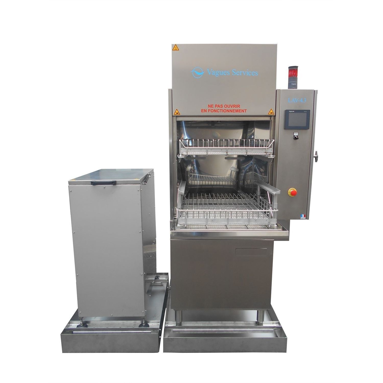 Water washing machine - LAV 4.3 - VAGUES SERVICES - PCB / stainless ...