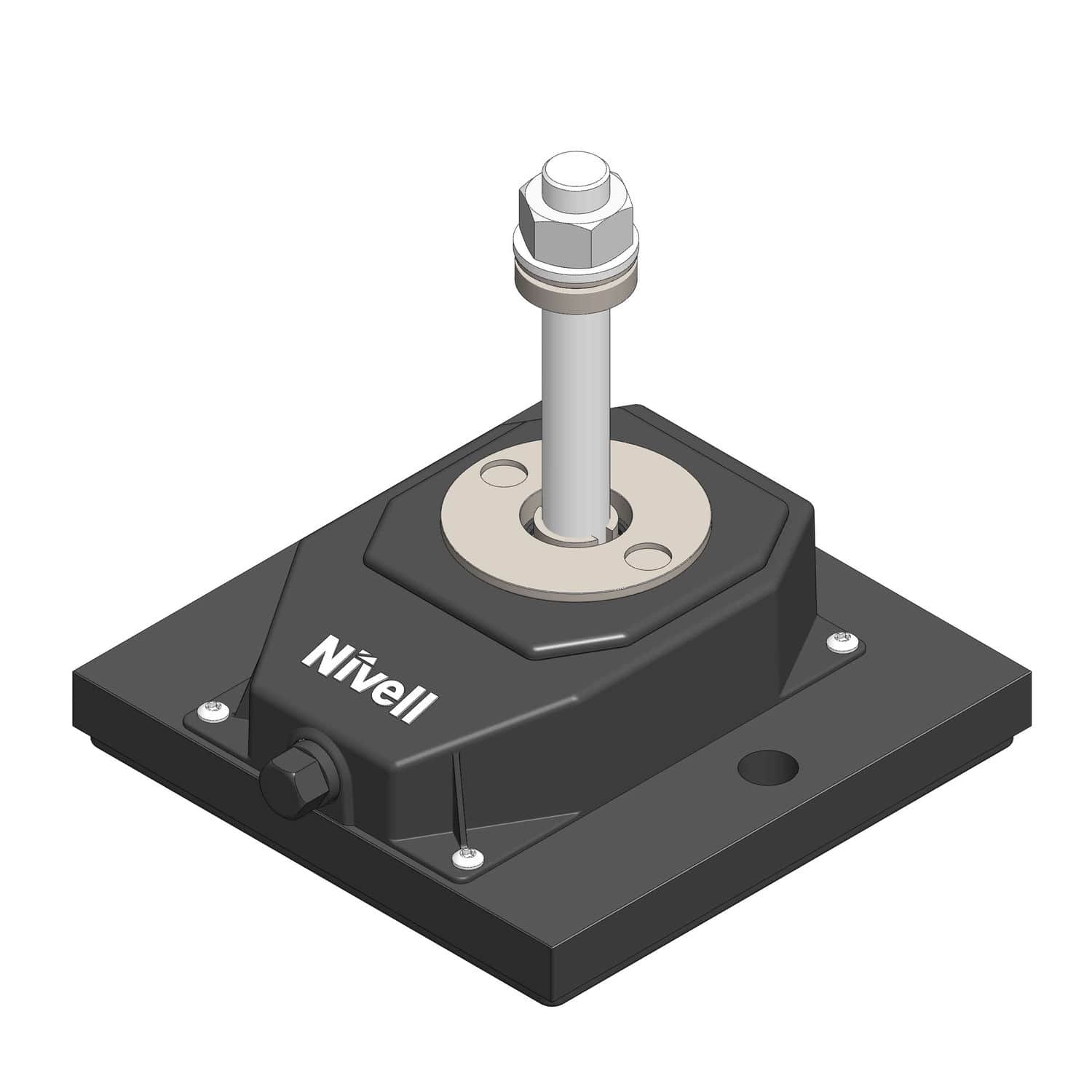 Adjustable leveling wedge - DKS50-2 M20x125 (150) 200x200 - NIVELL ...