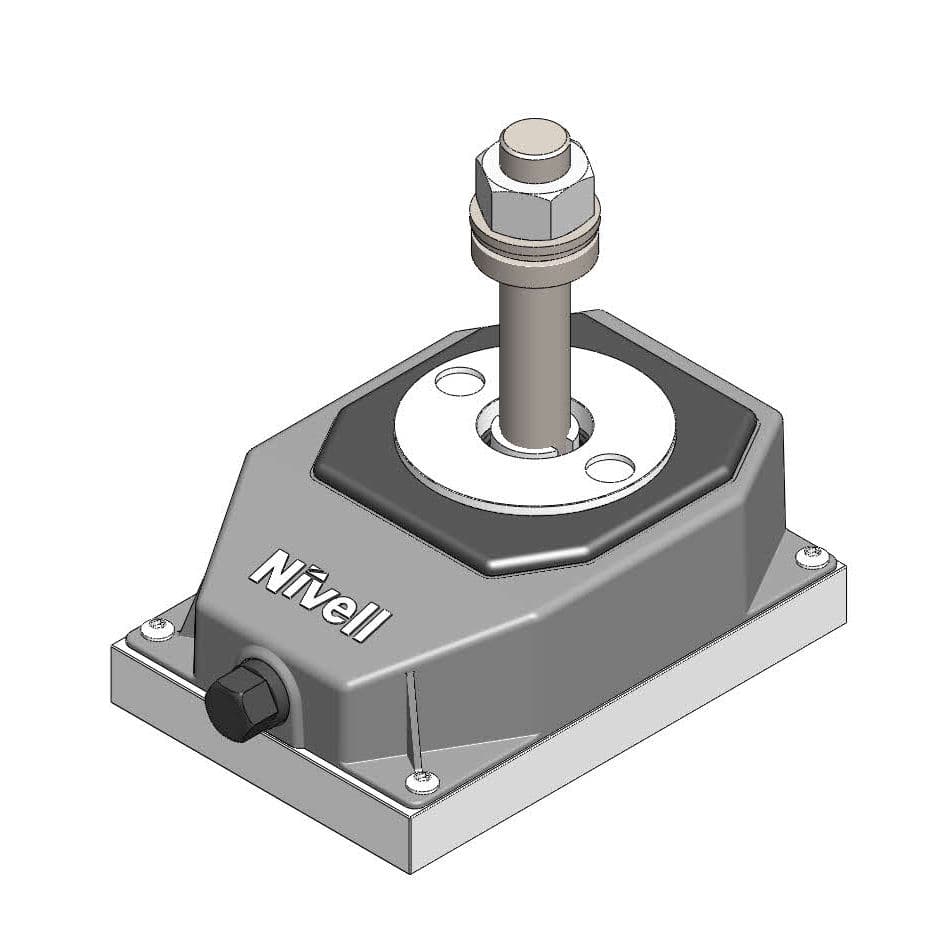 Leveling wedge with screw on bolt - DKP-2 M20x100 (125) - NIVELL ...