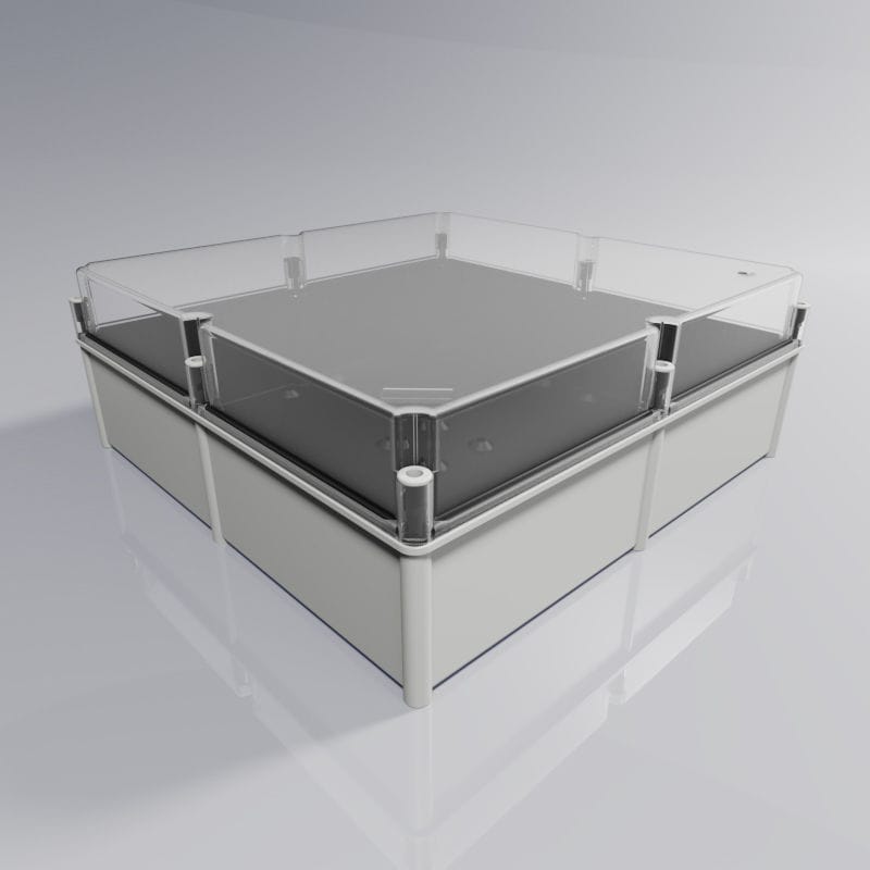 Modular electrical enclosure - CA-66A - SAFYBOX - polycarbonate ...