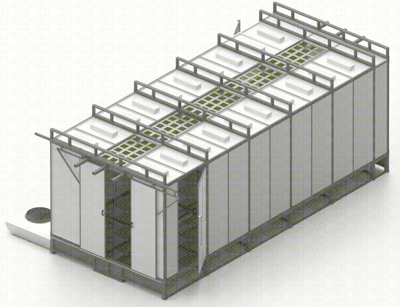 Open powder coating booth - KPT series - ROMER P.P.