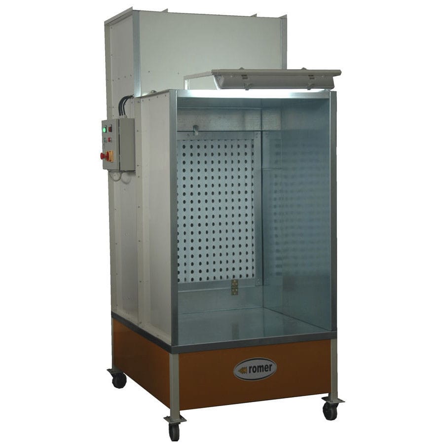 Open paint booth - ROMER P.P. - dry filter / with drying / pressure