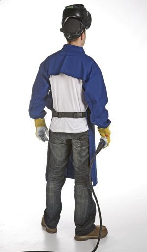 Welding lab coat - 152 0 series - Evermatic Oy - work / fire-retardant ...
