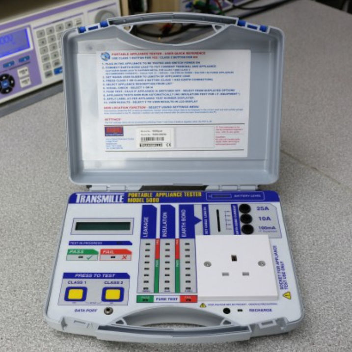 PAT tester - 5080A - TRANSMILLE - insulation resistance / electric ...