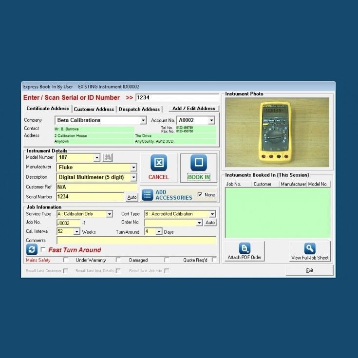 Management software - PROCAL-TRACK - TRANSMILLE - calibration ...