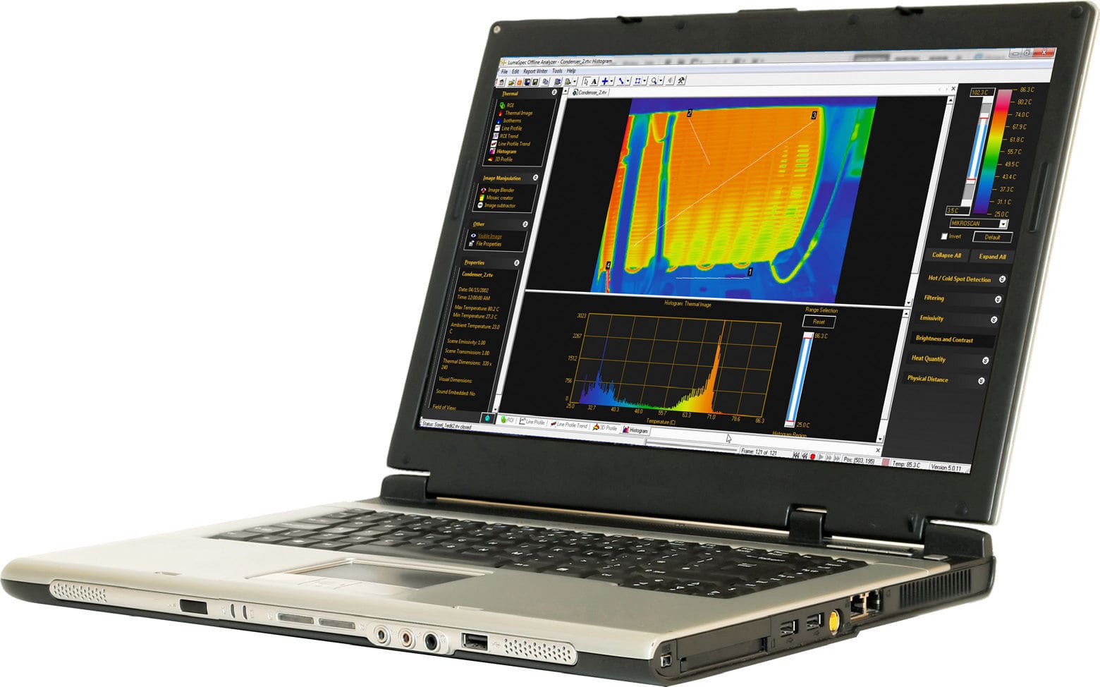 Image analysis software - LumaSpecTM - ADVANCED ENERGY - graphic