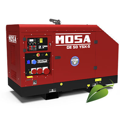Diesel generator set - GE 50 YSX-5 - MOSA - three-phase / stationary ...