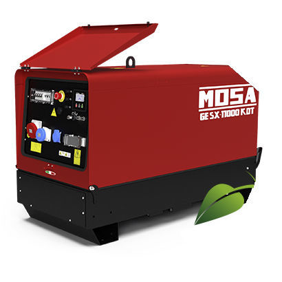 Diesel generator set - GE SX-11000 KDT - MOSA - three-phase / single ...
