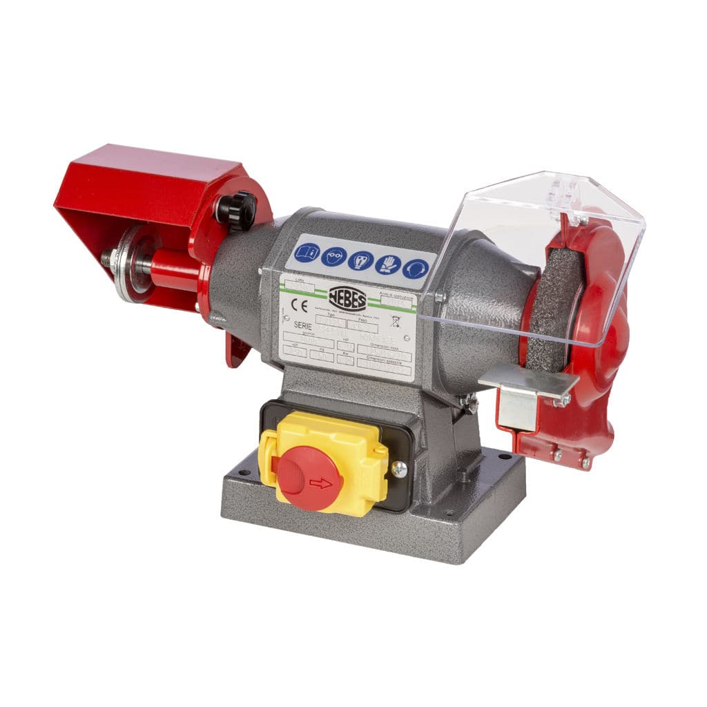 Bench-top polishing grinder - C-125 - Nebes srl - electric / precision