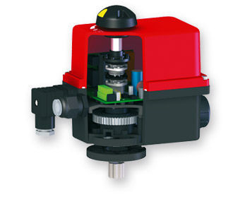Electric valve actuator - ER series - VALPES - rotary / with indicator