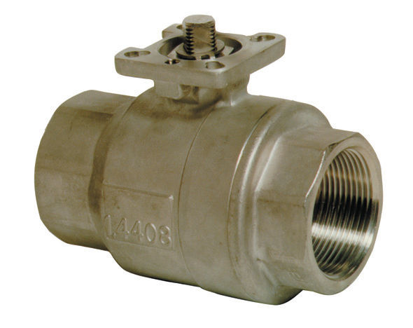 Ball valve - 212 - VALPES - electrically-operated / for control / 2-piece