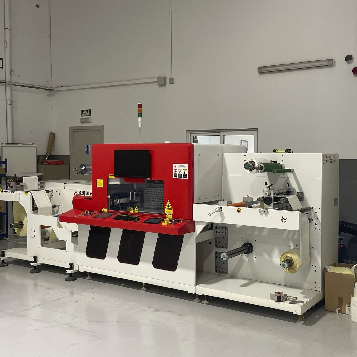 Cutting finishing machine - LC-350 - TECTUPRINT - high-speed / laser / modular