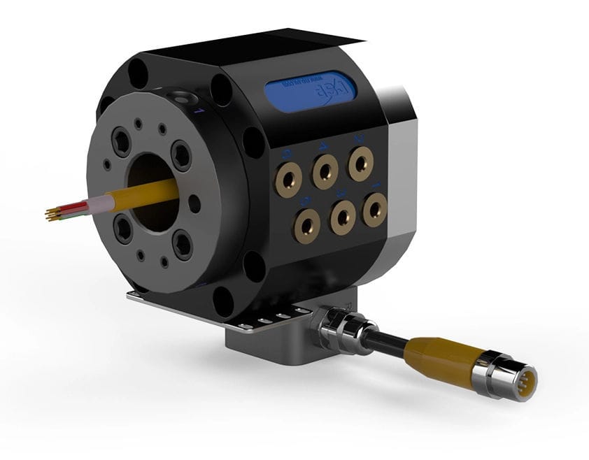 Air rotary union - S20-6E - Robot System Products AB - 6-passage / for ...