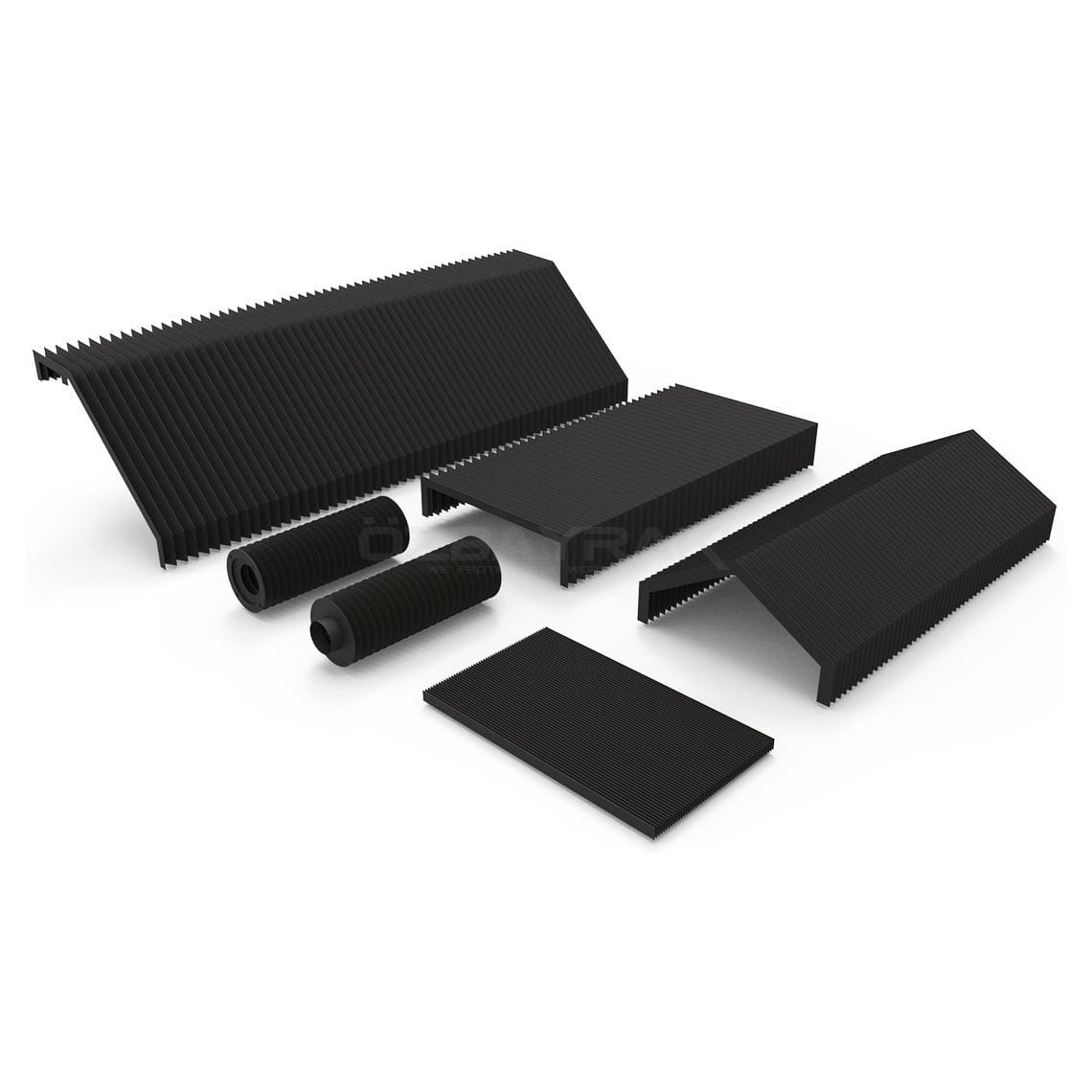 Rectangular protective bellows - OZBAYRAK KIZAK KORUMA SISTEMLERI - PVC ...