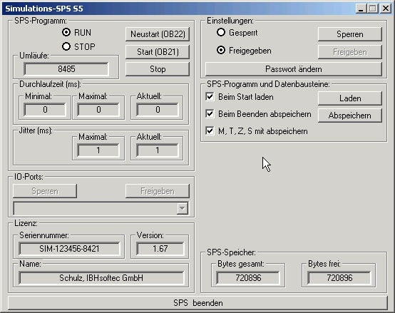 Simulation software - S5-Simulation-PLC - IBH Softec - PLC / Windows