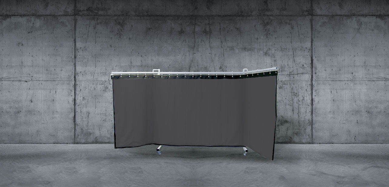 Laser safety curtain - isoPROTECT 220-HIGH-G-2100-02 - PROTECT ...