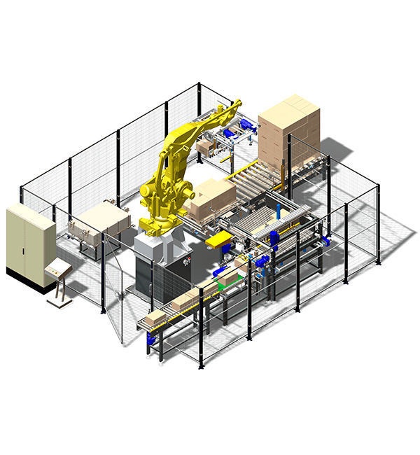 Robotic palletizer - MI PAL - IPLA - box / pallet / articulated