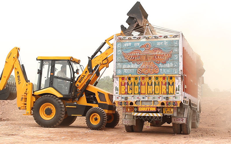 Articulated backhoe loader - BULL SMART 60 BHL - BULL MACHINES PVT LTD