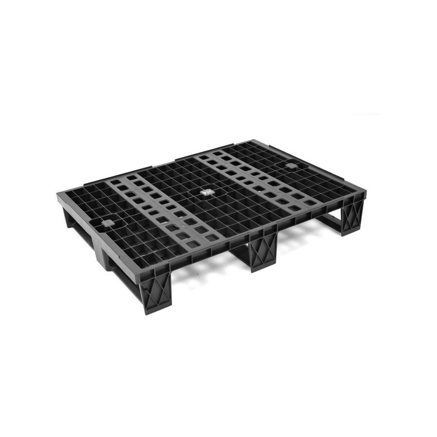 Plastic half-size pallet - BASIC 0806-O3 - NAECO PACKAGING - ISO ...