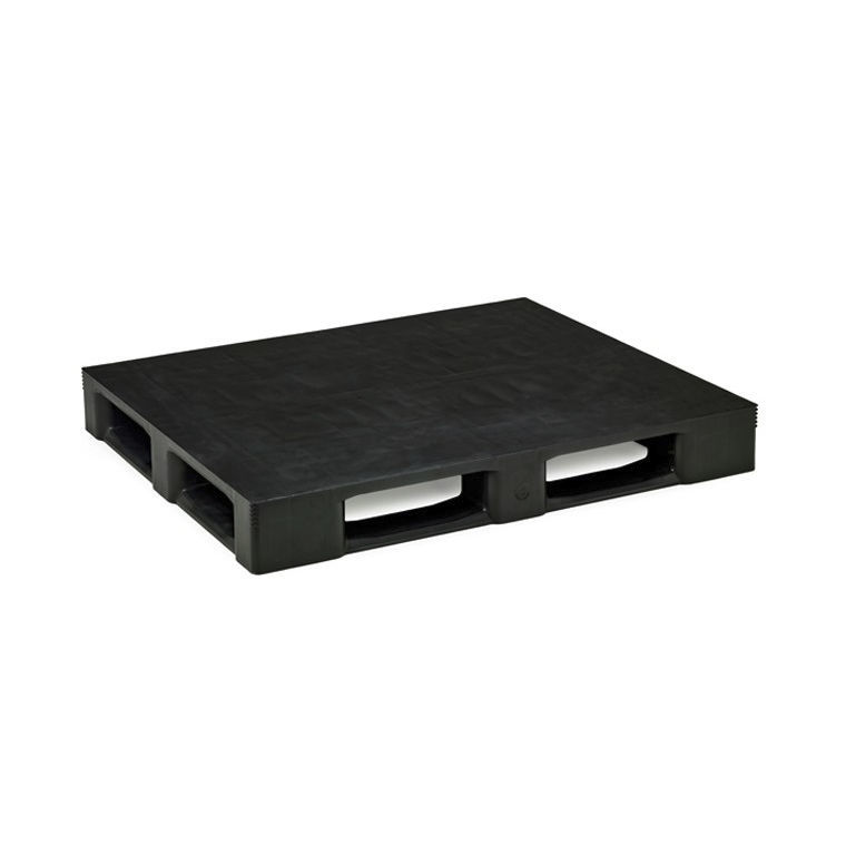 Recycled plastic pallet - FLAT 1210-C5 - NAECO PACKAGING - transport ...
