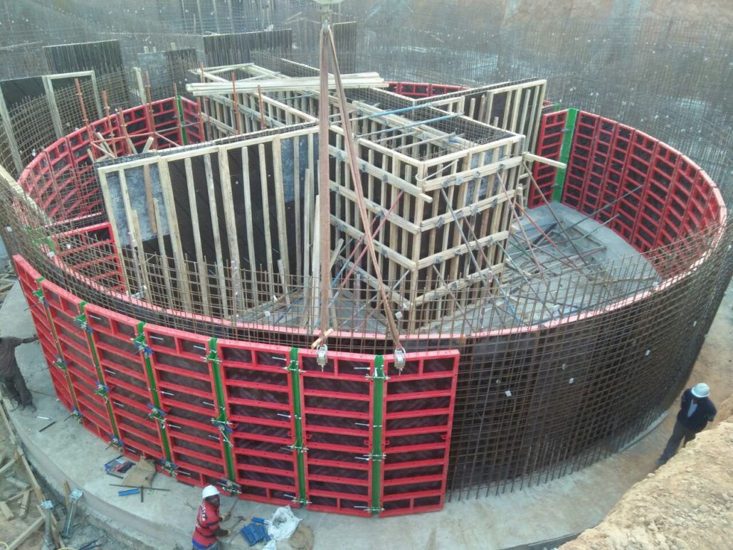 Circular formwork - Faresin Building S.p.A. - wall / steel