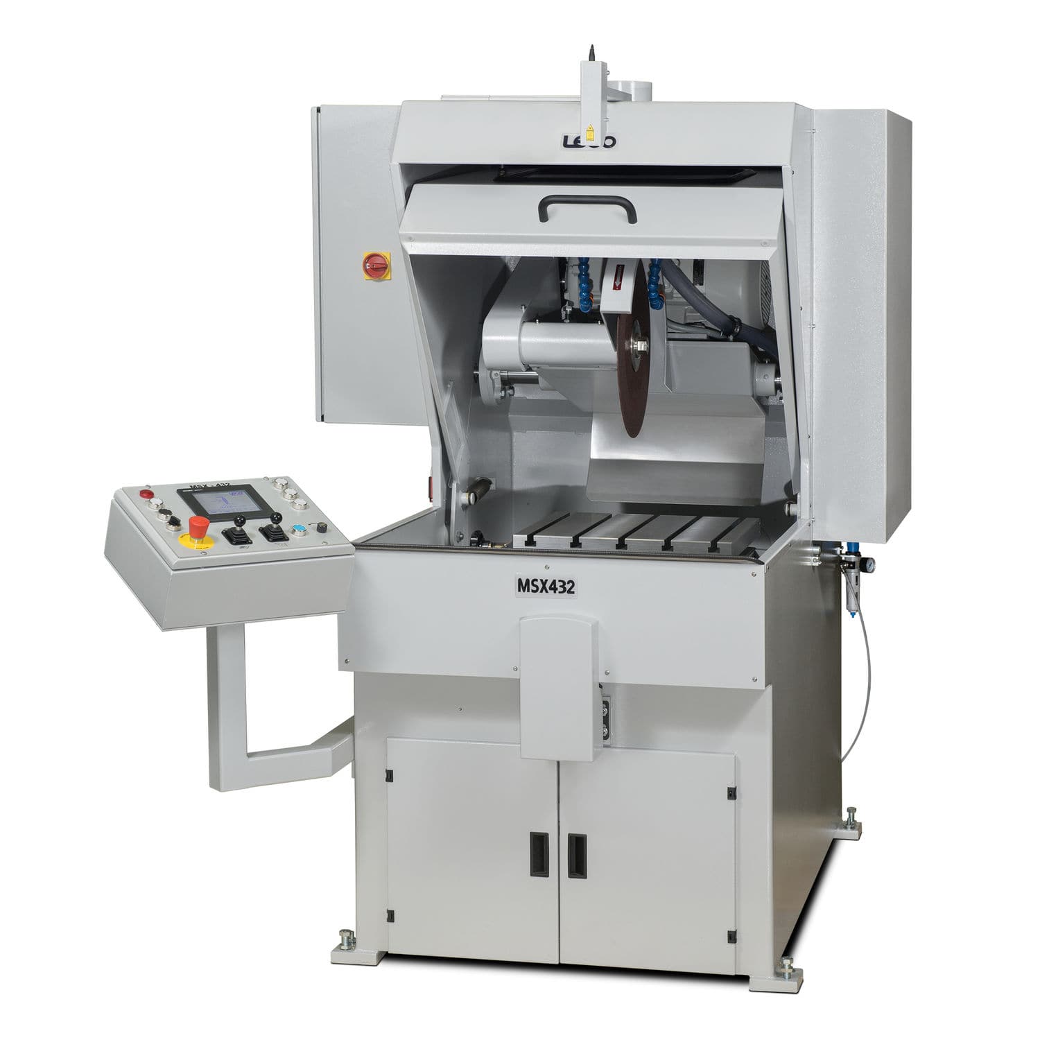 Rotary blade cutting machine - MSX432 series - LECO - for steel ...