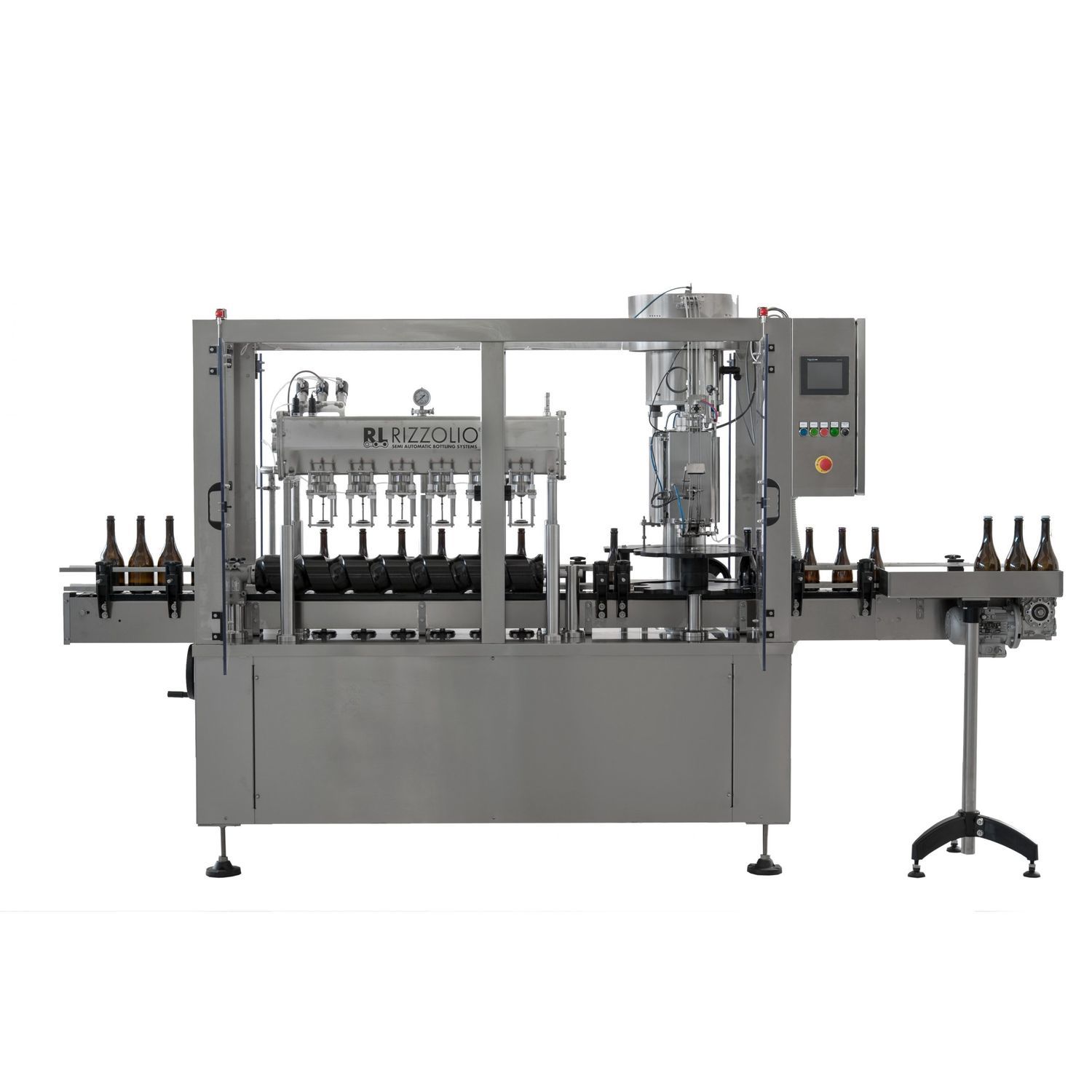 Crown capping machine - 6-1-1 - Rizzolio s.r.l - automatic / for glass ...